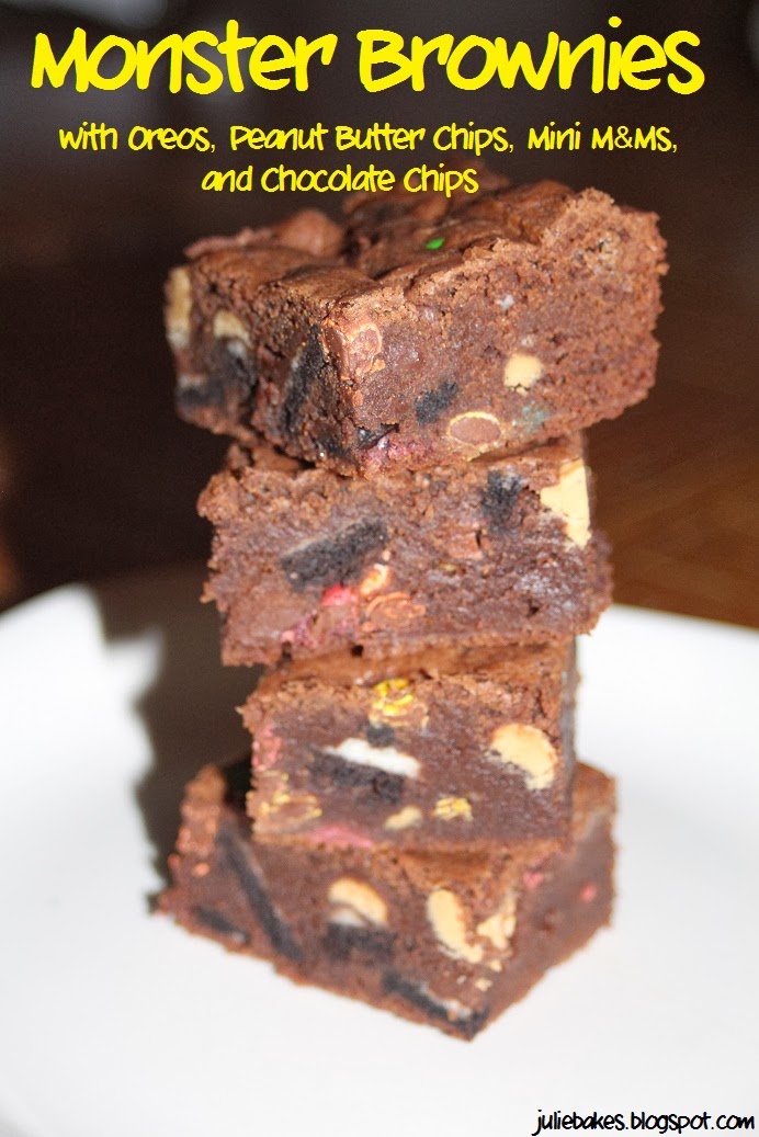 Julie Bakes: Monster brownies