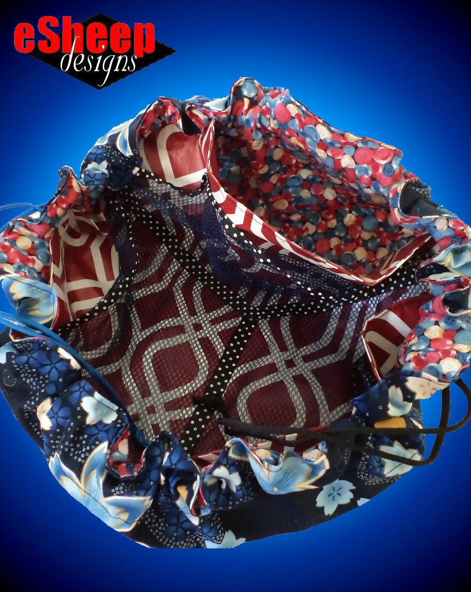 eSheep Designs: New Pattern Release: Bundled Up Bindle Bag