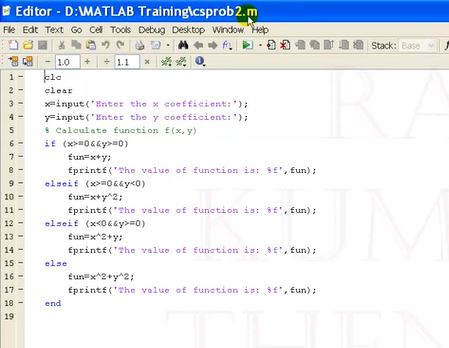 Lecture-24: if construct or if Control statement (Hindi/Urdu) - MATLAB ...
