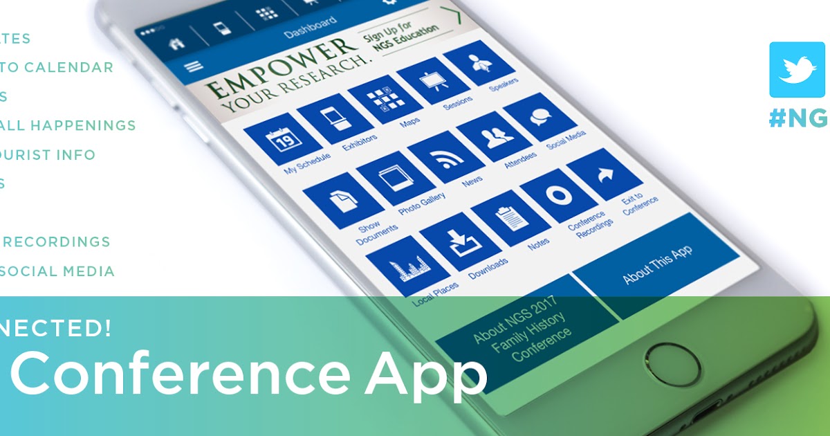 UpFront with NGS: Mobile Conference App Now Available for the NGS 2017 ...