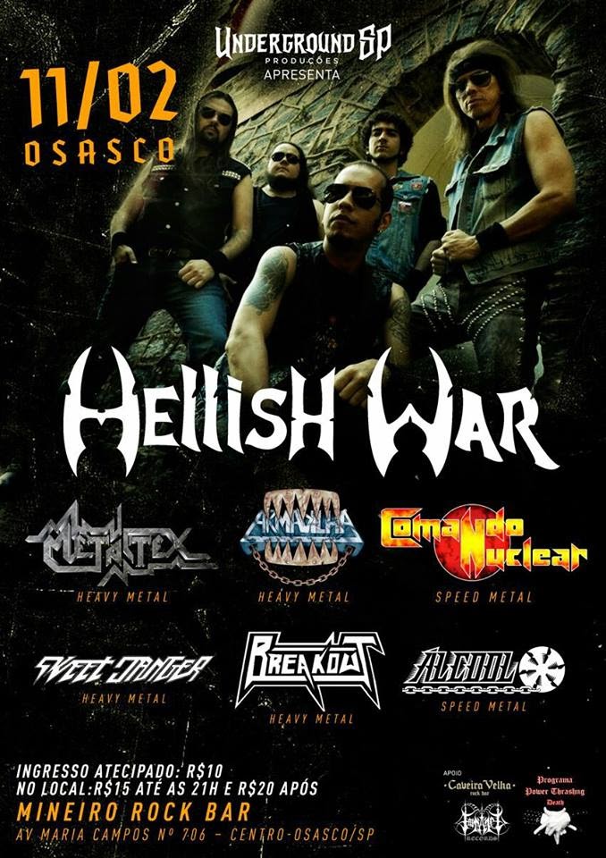 Metal Samsara: HELLISH WAR: banda nicia comemorações de 15 anos de ...
