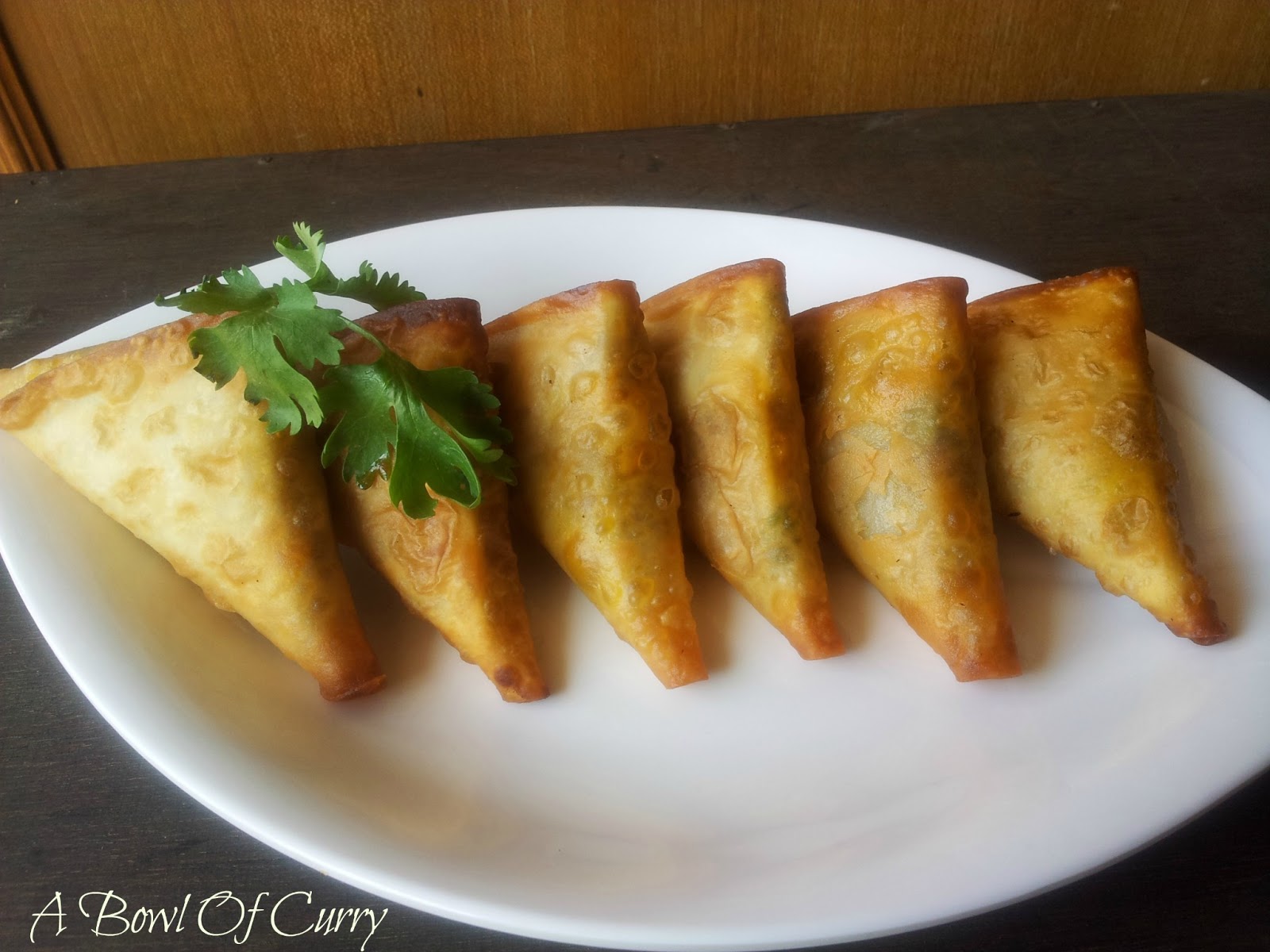 A Bowl Of Curry: Chicken Samosa