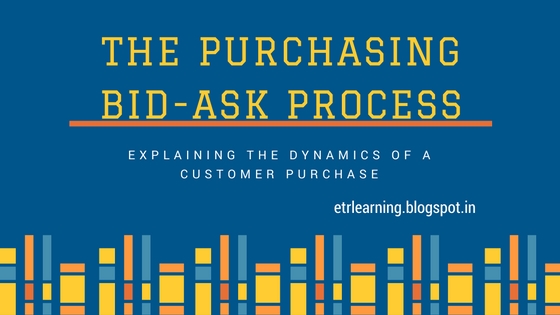 Learnings from Entrepreneurship: The Customer Purchase Bid-Ask System