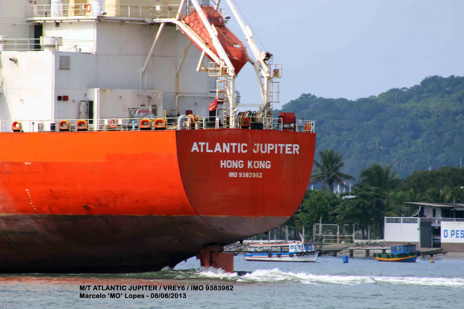Santos Shiplovers: M/T Atlantic Jupiter / VREY6 - Embarque de Ethanol para o USWC