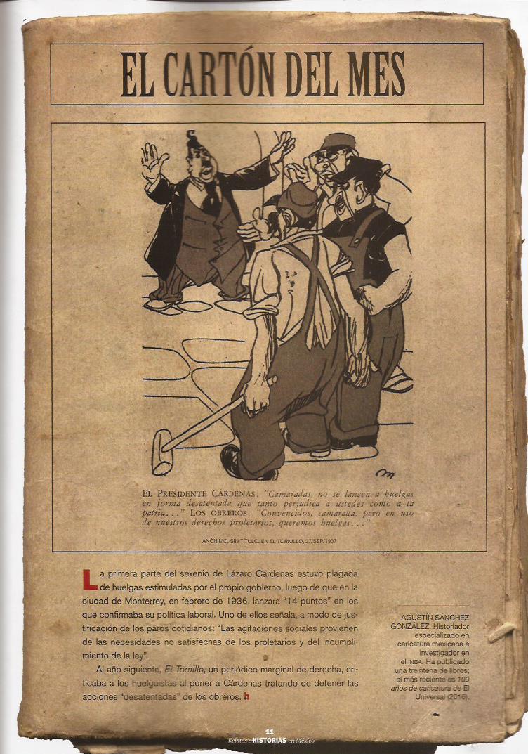 AGUSTIN SANCHEZ GONZALEZ: Caricatura de crítica a las huelgas en el ...