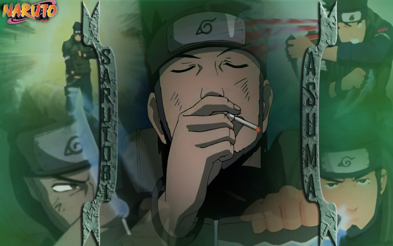 Homens Fumando: Asuma Sarutobi