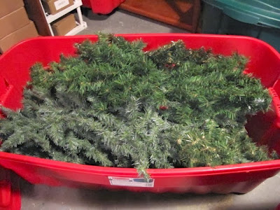 Sew Many Ways...: Wreath Storage…Using a Coat Rack