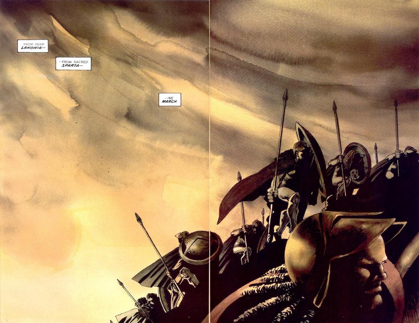 300 #1 - Frank Miller art & cover + 1st issue - Pencil Ink