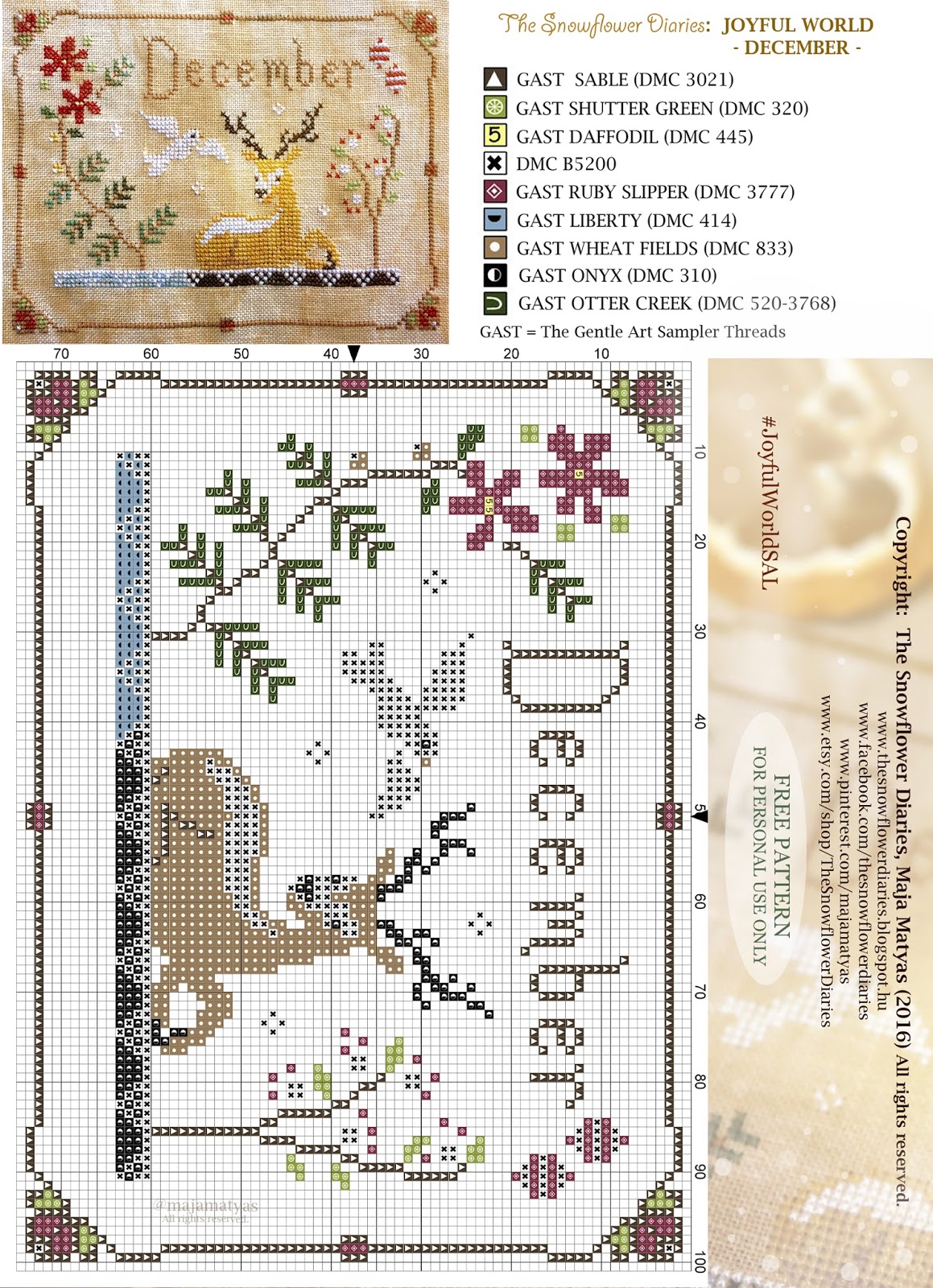 Joyful World - DECEMBER PATTERN