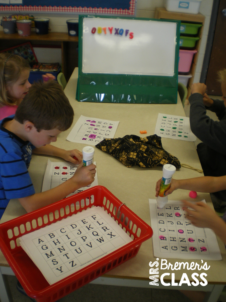 Literacy Center Activities for Kindergarten | Mrs. Bremer's Class