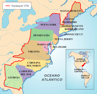 TRABALHO DE HISTORIA: Foto 2, As Treze Colônias