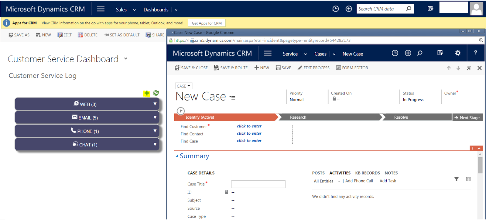 Arpit's Dynamics 365 Blog: Customer Service Dashboard in CRM 2015 using ...