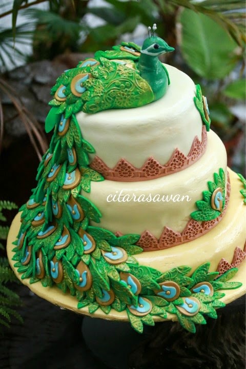 Peacock Cake / Kek Burung Merak ~ Must Read!