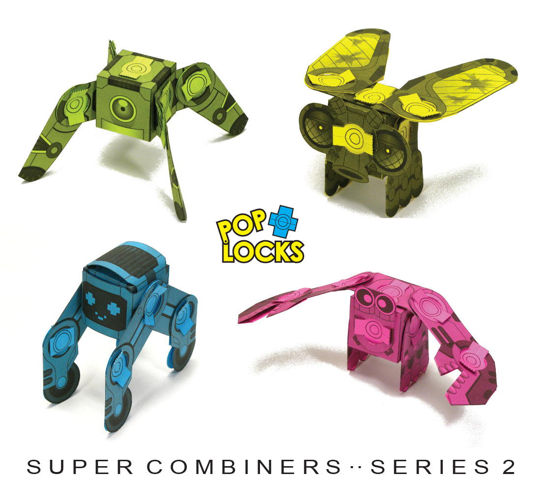 Poplock Super Combiners Series 2 | Papercraft Paradise | PaperCrafts ...