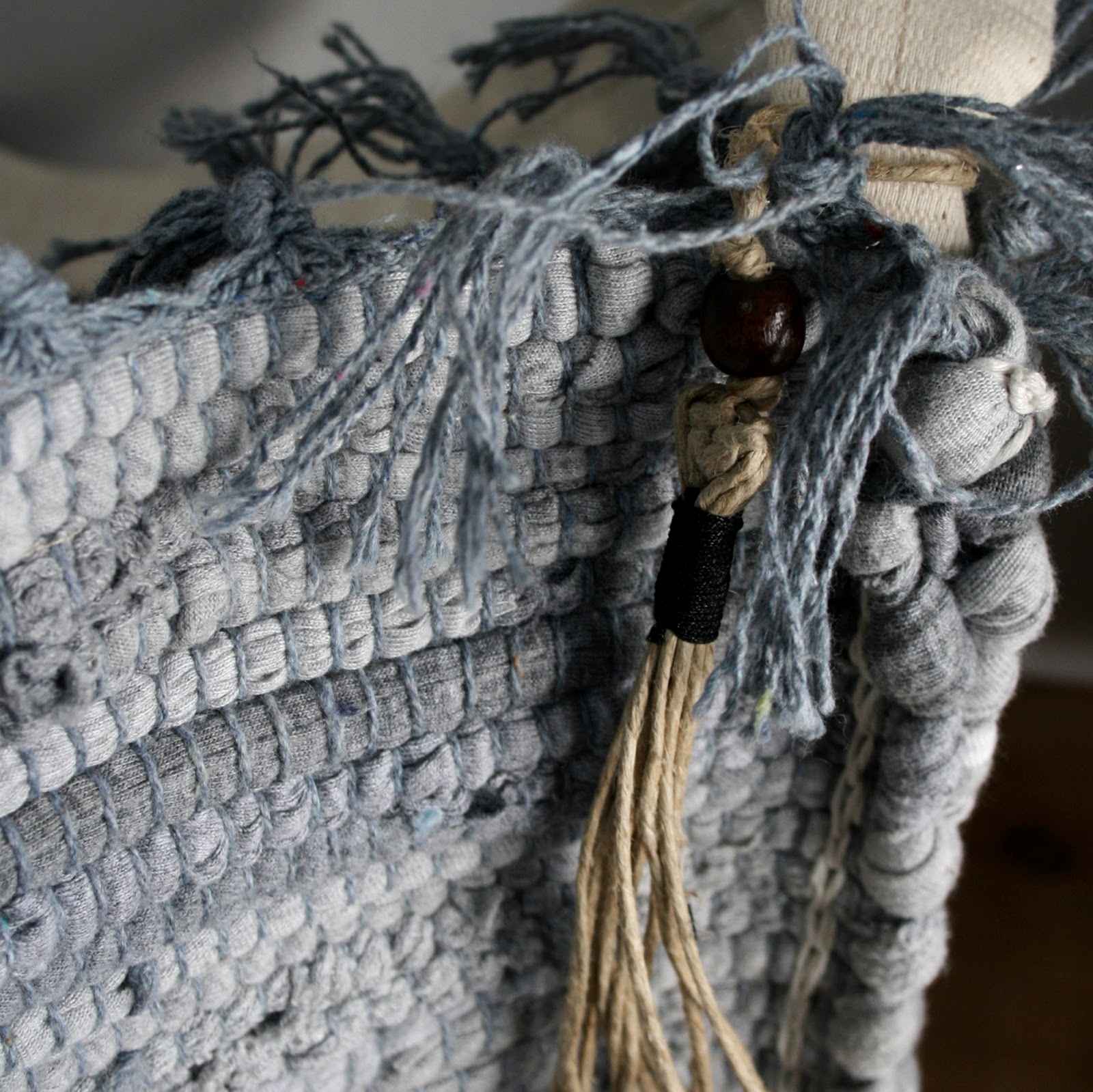 love the natural: Τσάντα κουρελού - rag tote bag