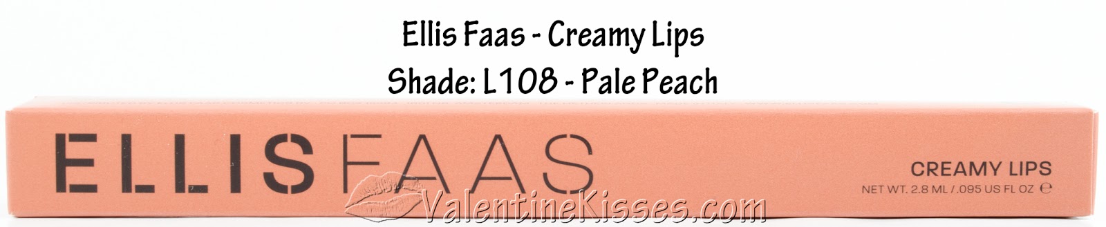 Valentine Kisses: Ellis Faas Creamy Lips in Pale Peach, Blood Red ...
