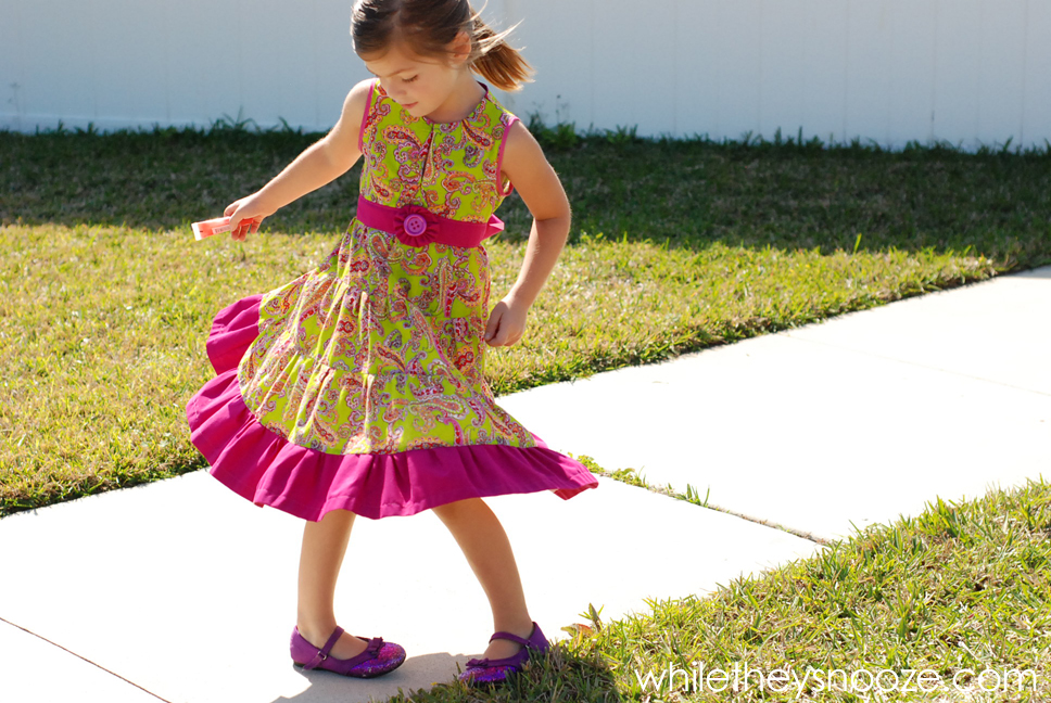 While They Snooze: Spring Twirl Dress