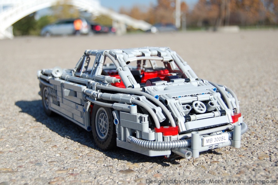 LEGO MOC Mercedes-Benz 300SL '54 Gullwing by Sheepo | Rebrickable ...