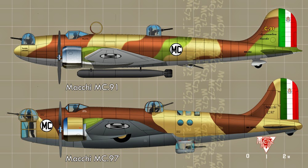 Italian Aircraft of WWII: Macchi MC.91 and Macchi MC.97
