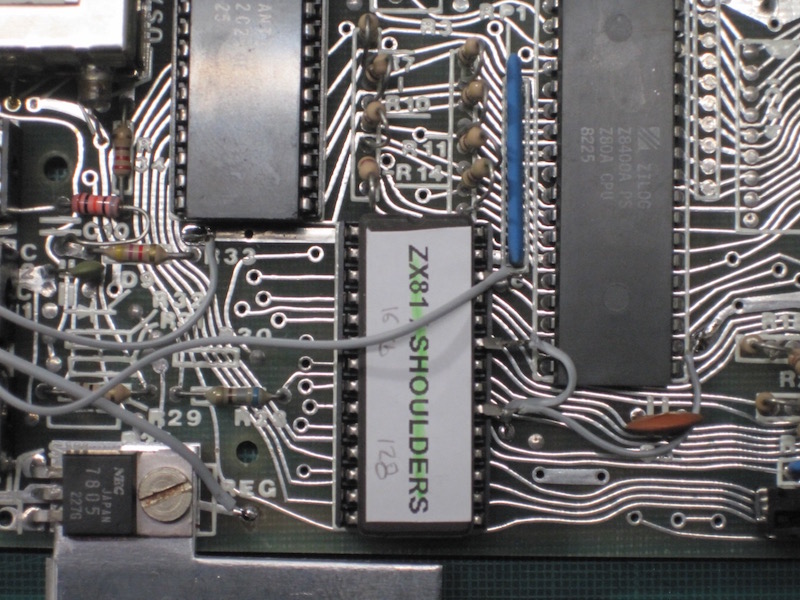 ZX eltargui: MODs ZX81