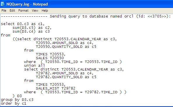Srinivasan Software Solutions : [OBIEE 10g And 11g] Fragmentation In OBIEE