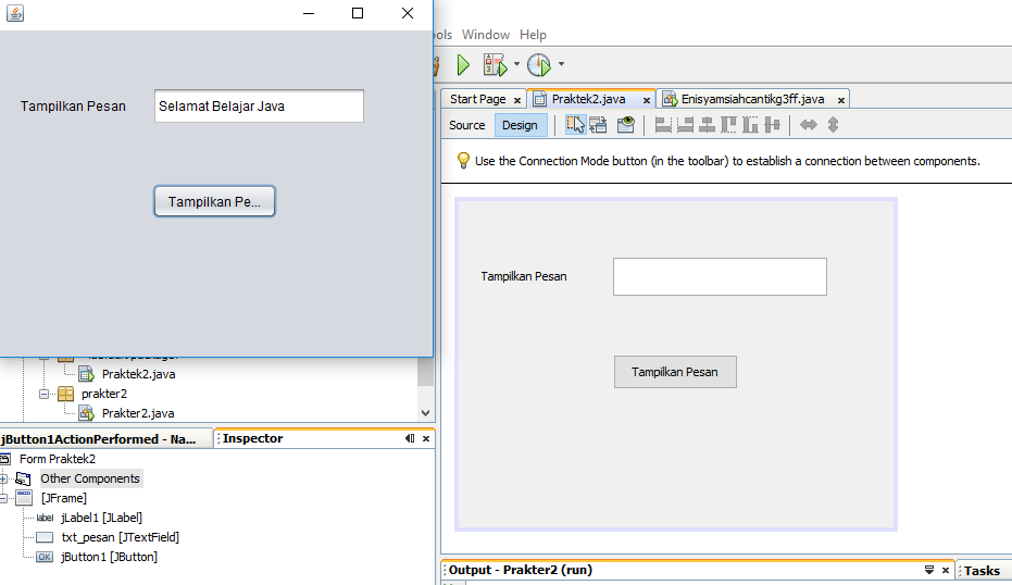 Teknik Informatika: Tahapan dan contoh latihan NetBeans
