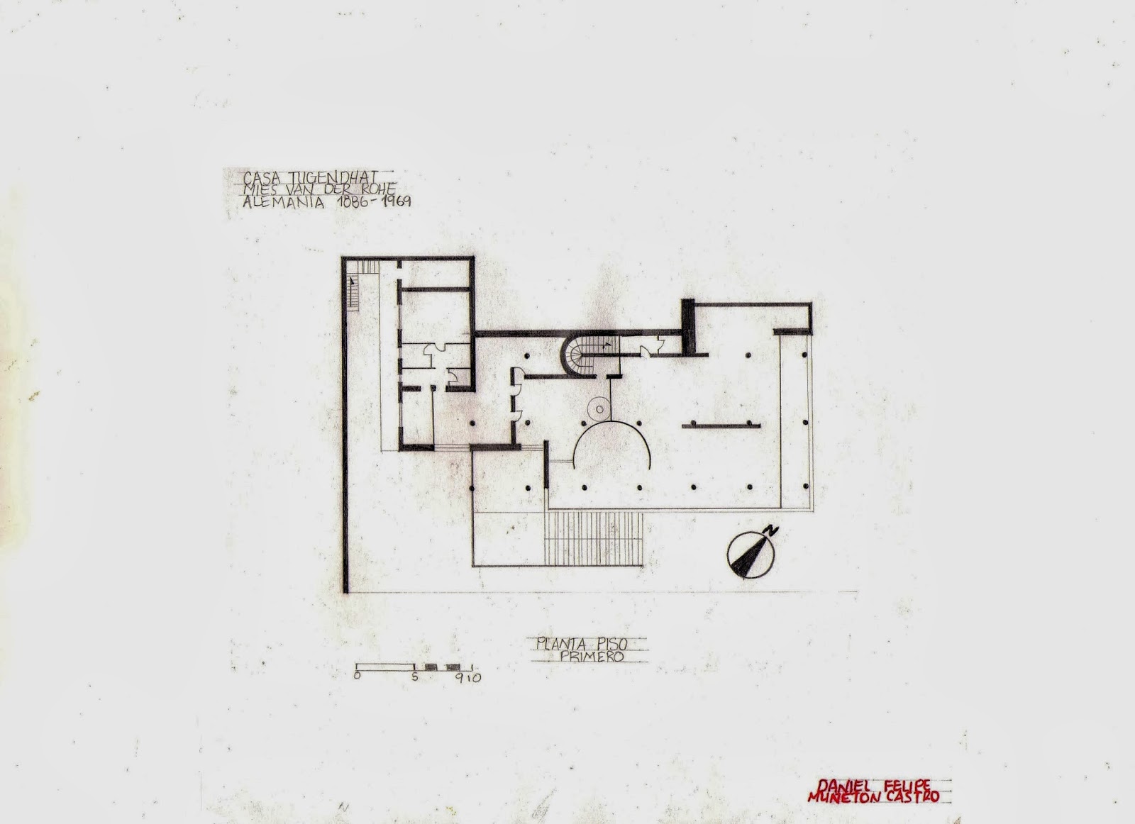 Villa Tugendhat Planos