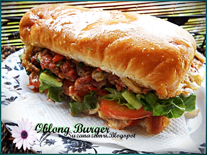 ..Cooking with soul.....: OBLONG BURGER