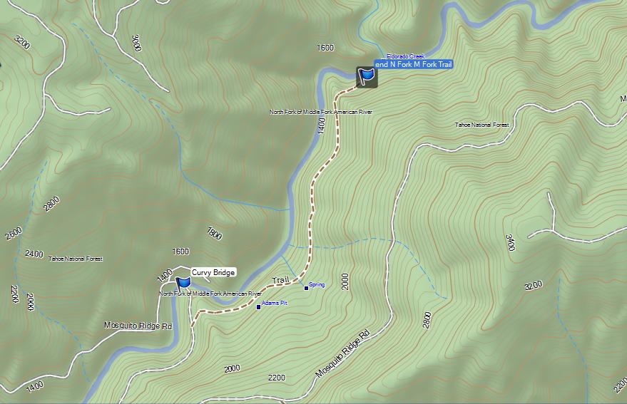 Peachy Hiker: Historic Mining Trail, Foresthill, Tahoe National Forest
