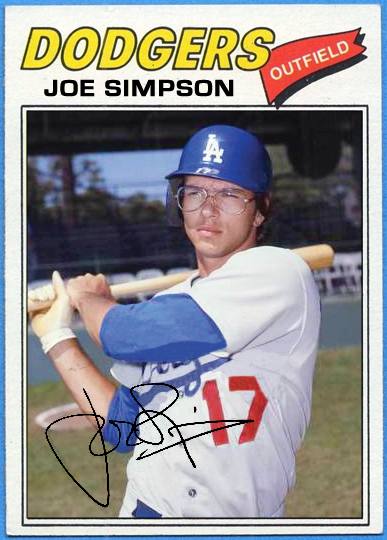 WHEN TOPPS HAD (BASE)BALLS!: NOT REALLY MISSING IN ACTION- 1977 JOE SIMPSON