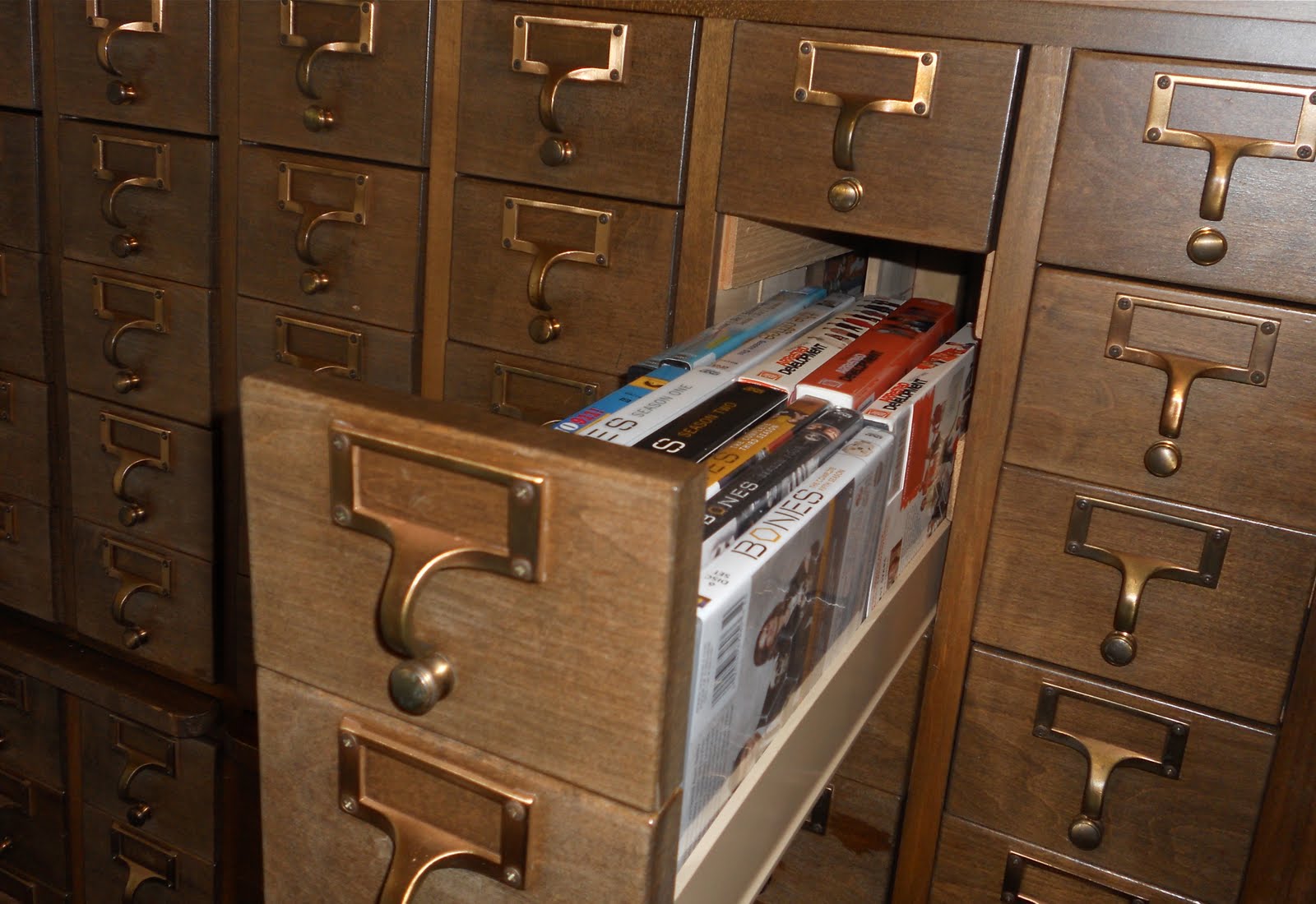 Ruffled Feathers: Repurposed Card Catalog
