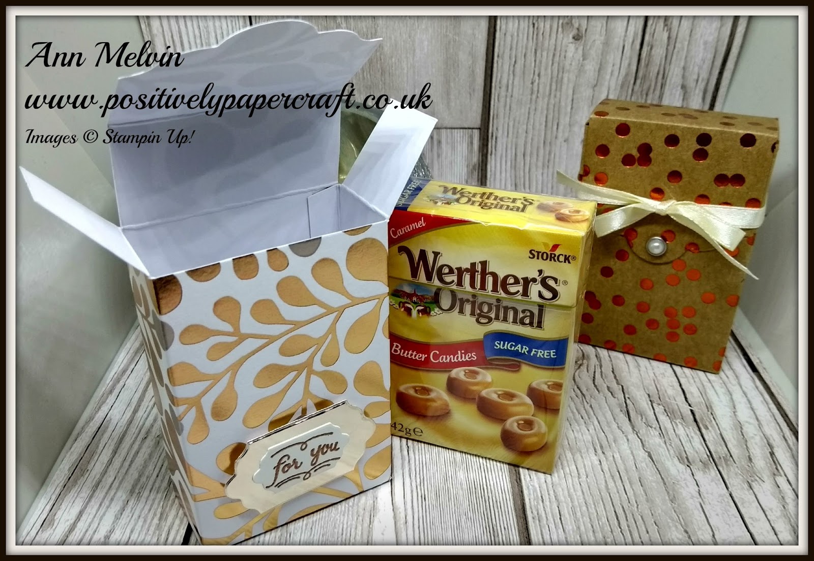 Positively papercraft: Cute Sweetie Gift Box With Fancy Edge