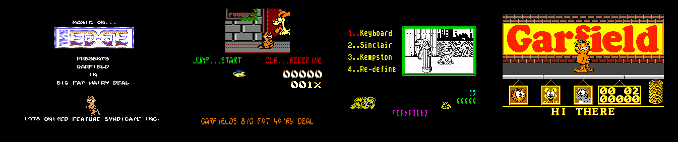 FRGCB - Finnish Retro Game Comparison Blog: Garfield: Big, Fat, Hairy ...