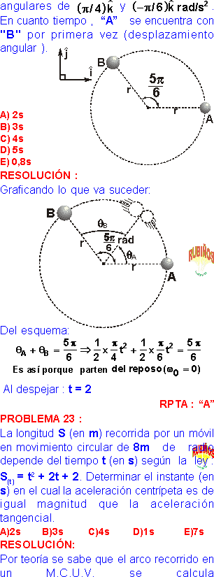 MOVIMIENTO CIRCULAR UNIFORMEMENTE VARIADO FÓRMULAS EJEMPLOS Y ...