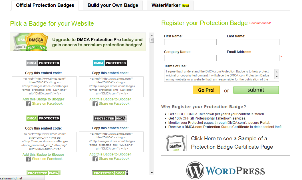 DCMA Protect|SEO Tools untuk melindungi artikel blog - CAH LOMBOK