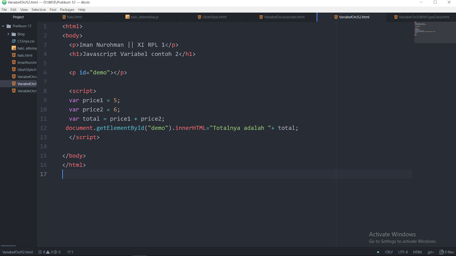 Pemrograman JavaScript - Serba Serbi Programming