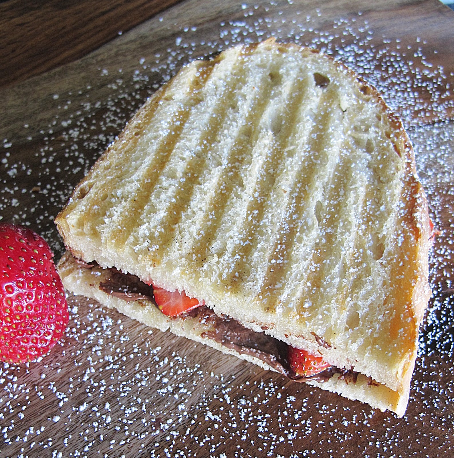 Strawberry Nutella Panini - Purple Chocolat Home