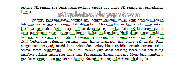 Contoh Cara Penulisan Prosiding dalam Kajian Tindakan | Atiqah Aiza