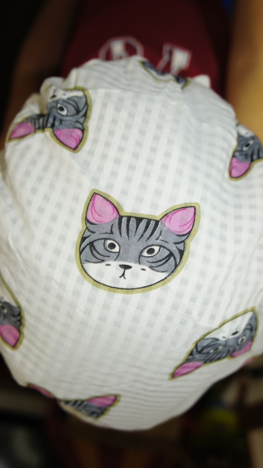 High End Shower Cap for Long Hair, White Cats Design, by Honest Good ...