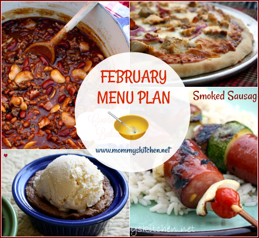 February Menu - Menu Plan Monthly — Mommy's Kitchen