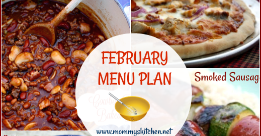 February Menu - Menu Plan Monthly — Mommy's Kitchen
