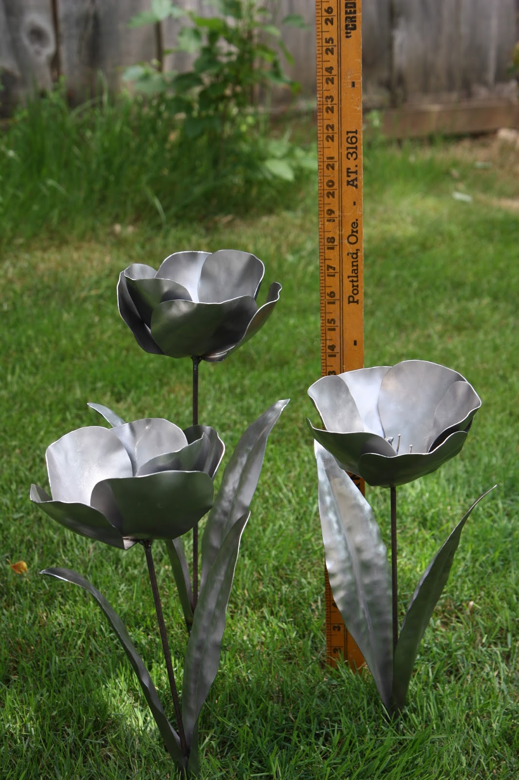 Bad Hammer Metalworks: Trio of tulips