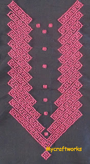 MY CRAFT WORKS: Another Kasuti Finish