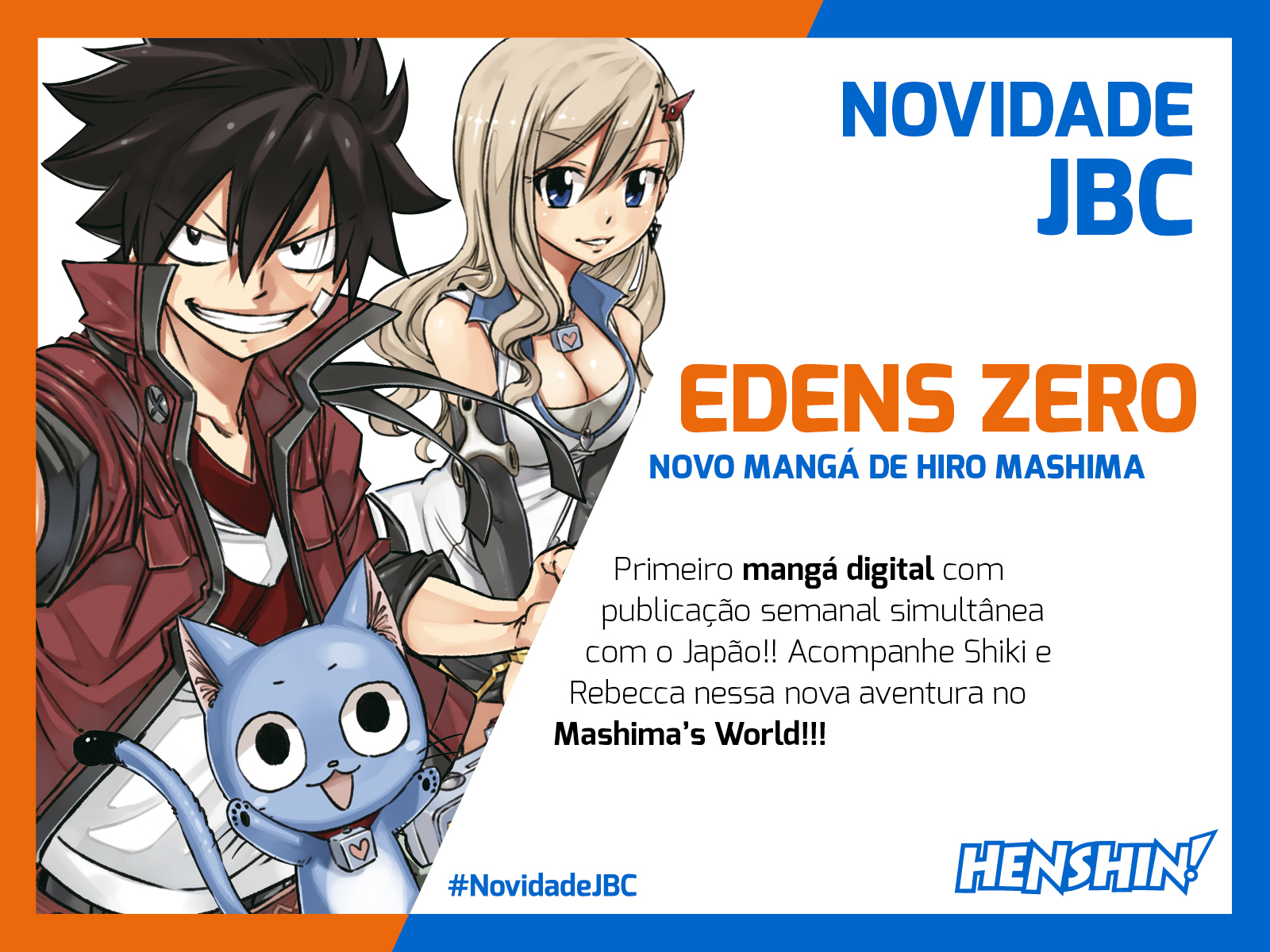Eden's Zero: mangá terá lançamento simultâneo no Brasil e no Japão ...