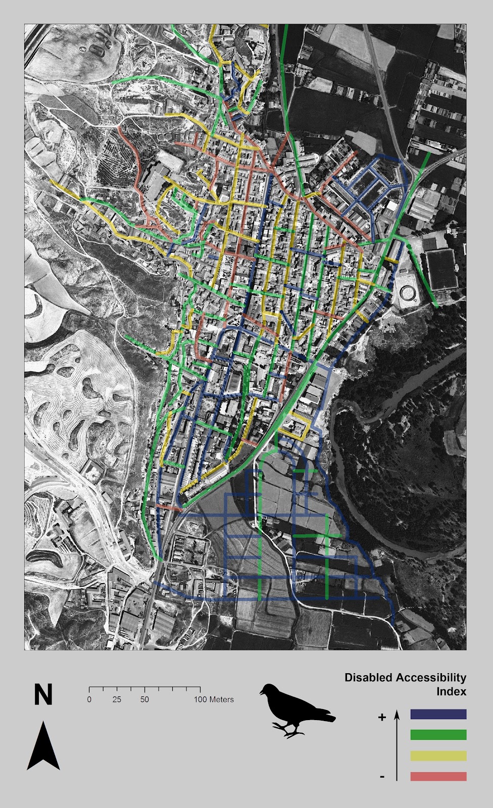 zuera_walkscape: mapa de acceso y movilidad para discapacitados ...