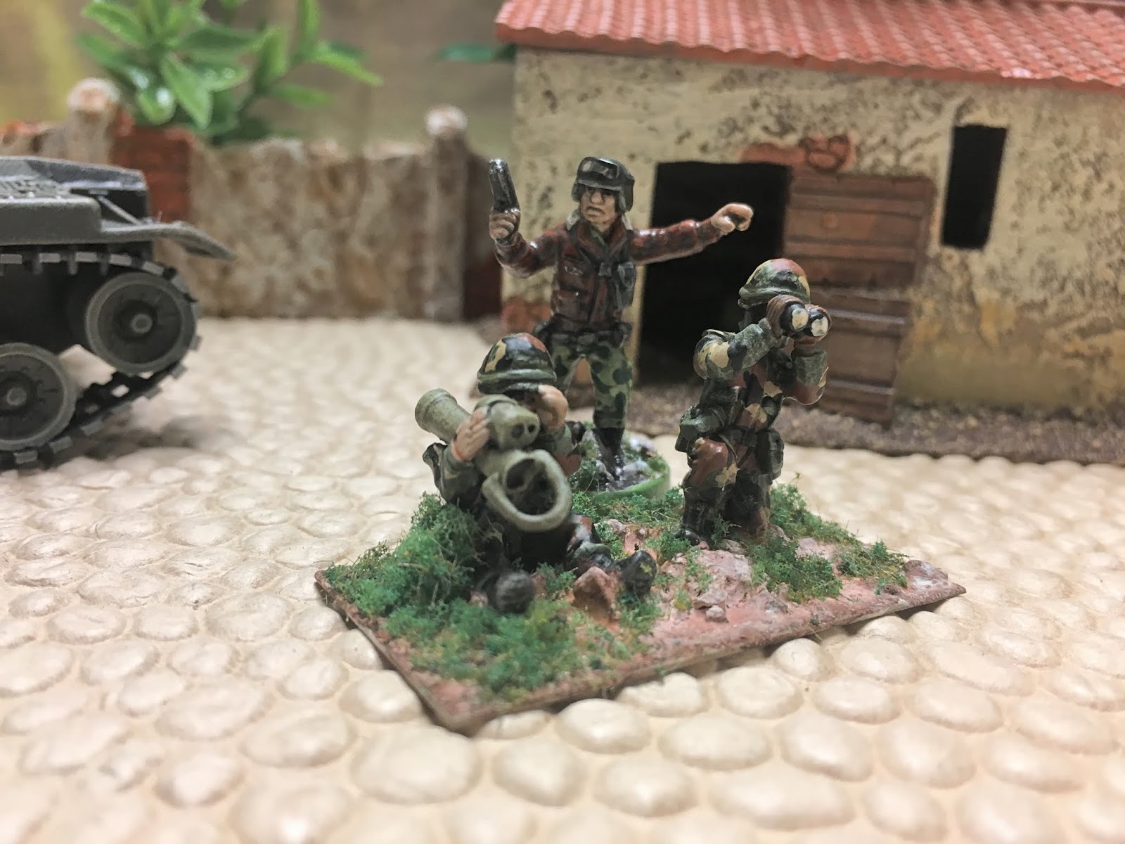 28mm USMC with some Pulp 80s miniatures