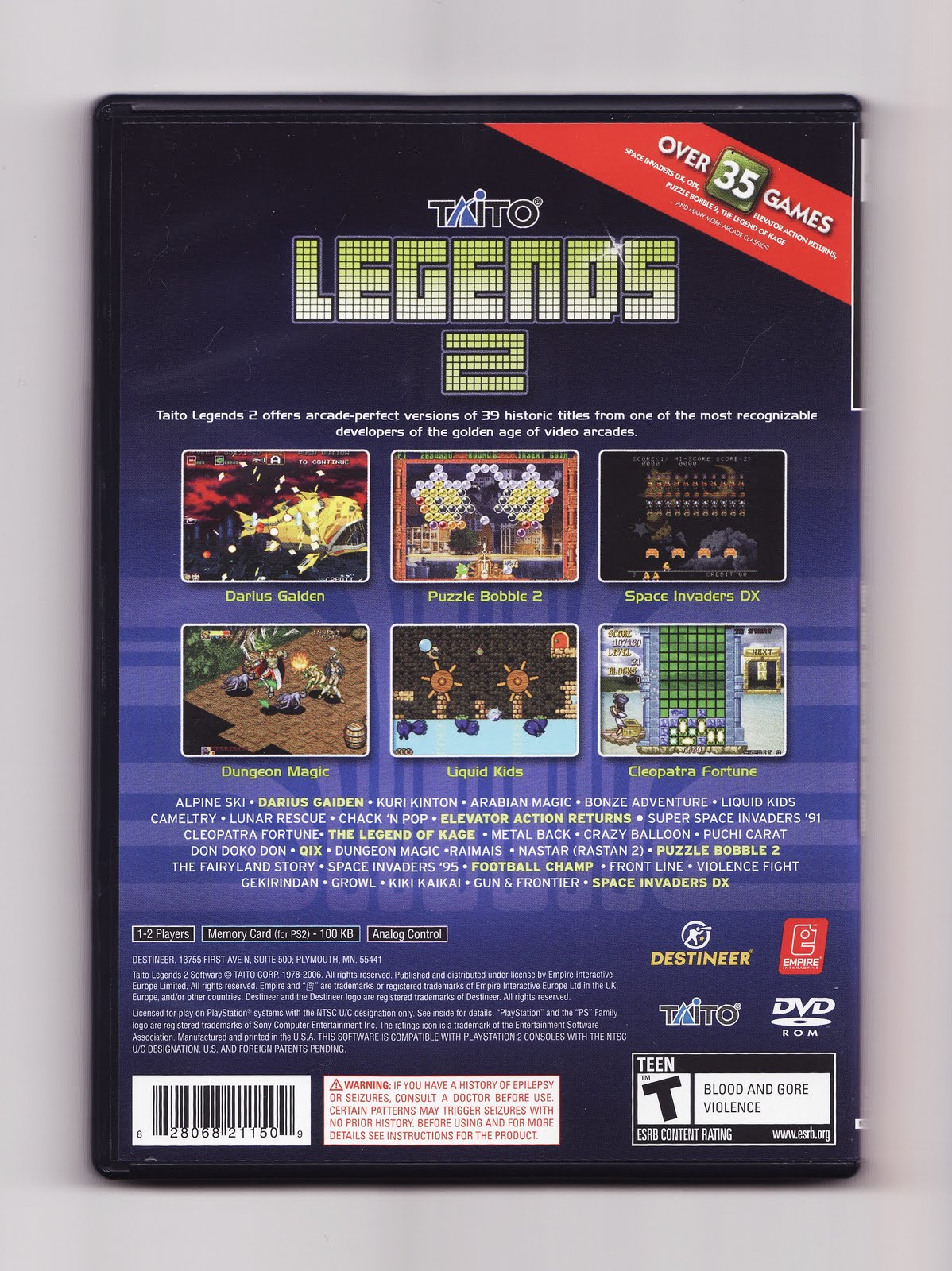 The Gay Gamer: The Great Gaymathon Review #23: Taito Legends 2 ...