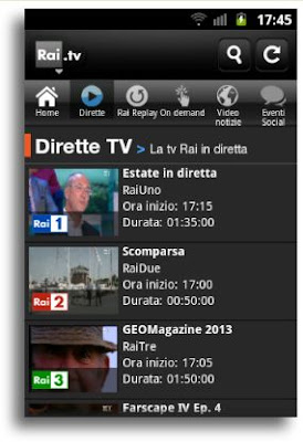 Computer e dintorni: Come guardare i programmi Rai su smartphone e tablet