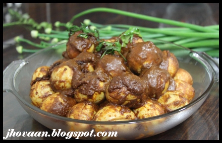 Jhovaan - Meal (in Konkani): Recipe: Kundapuri Egg Ghee Roast