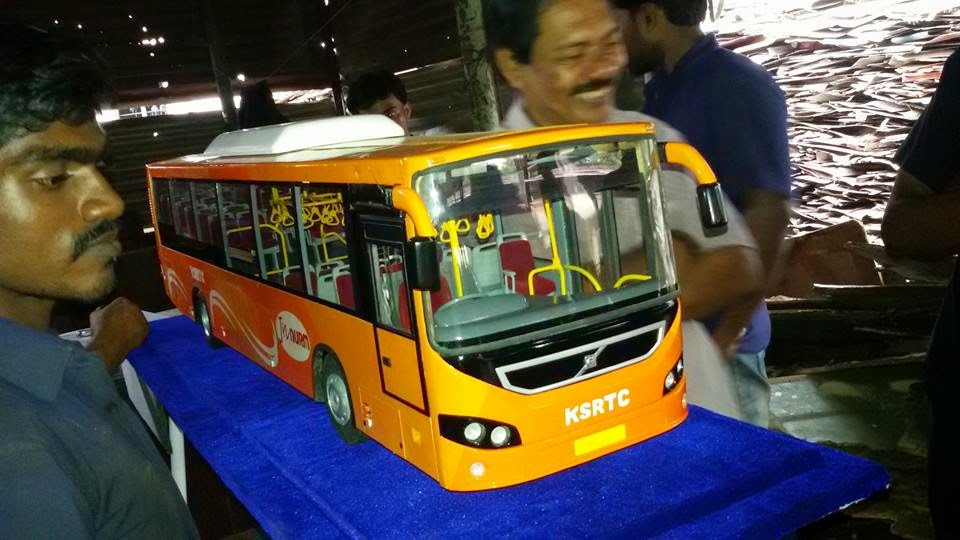 KSRTC Employee's Bus Model Work Getting Viral in Facebook - Aanavandi ...